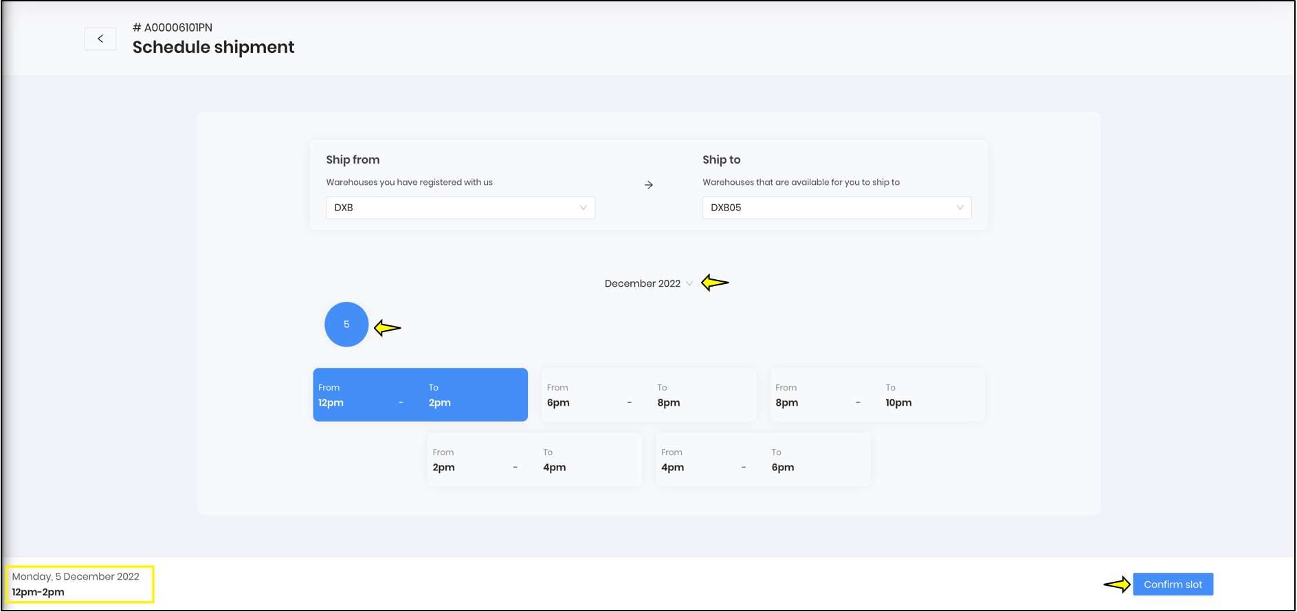 FBN Storage and Inventory Transfers